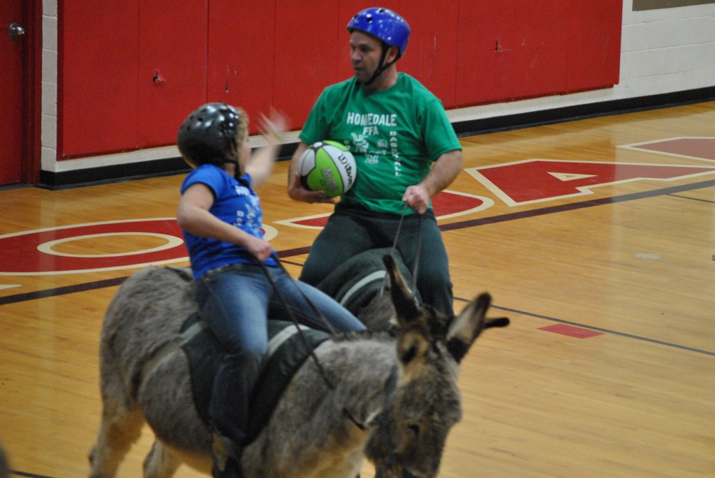 Donkey Basketball, It is Real! – Cross S Ranch
